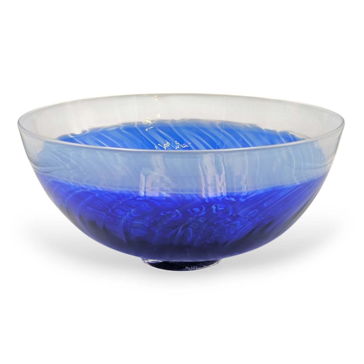 Cobalt Blue Murrini Bowl | Shop Matthew Stern Glassware on Aware House