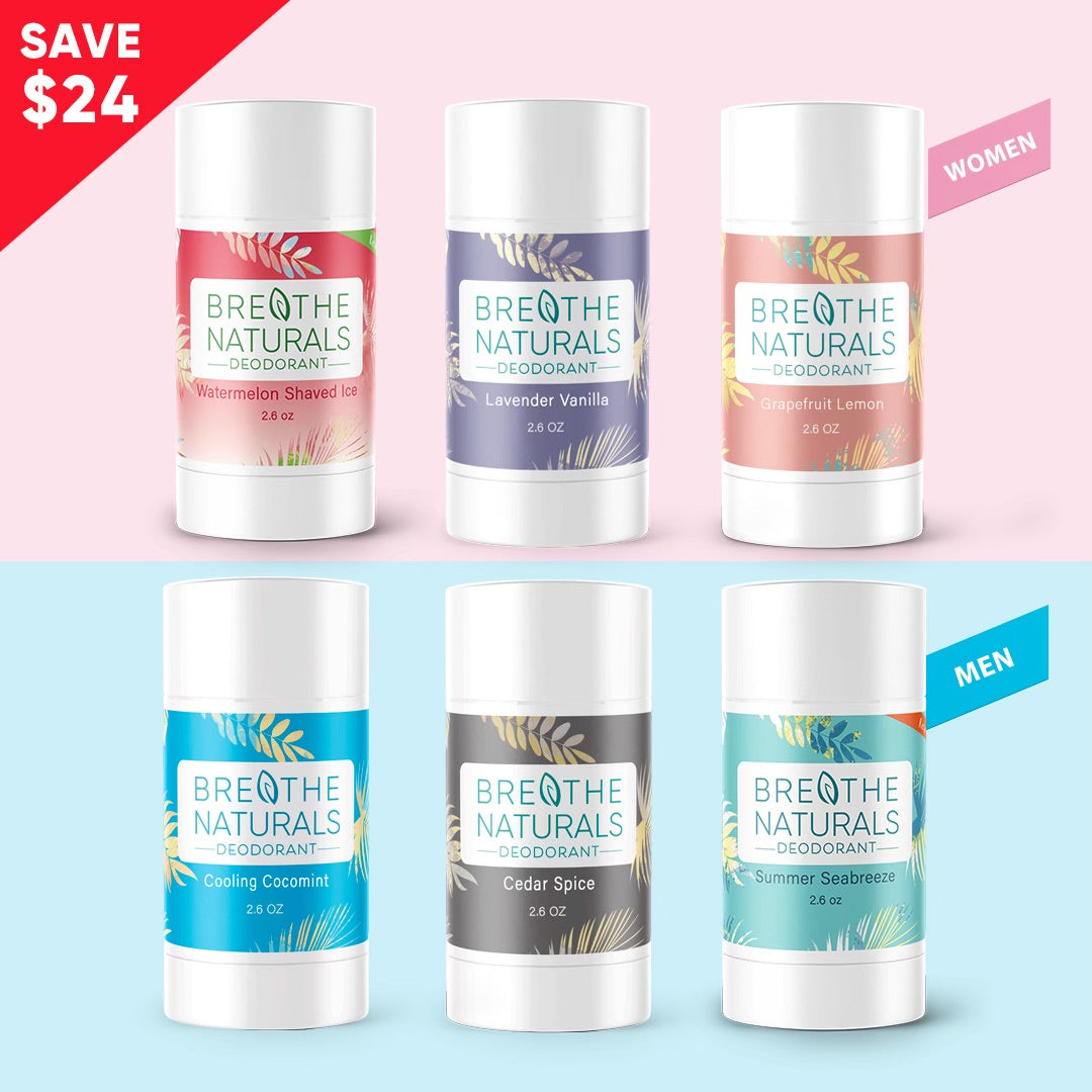 The BN Starter Pack | Shop Breathe Naturals Deodorant on Aware House