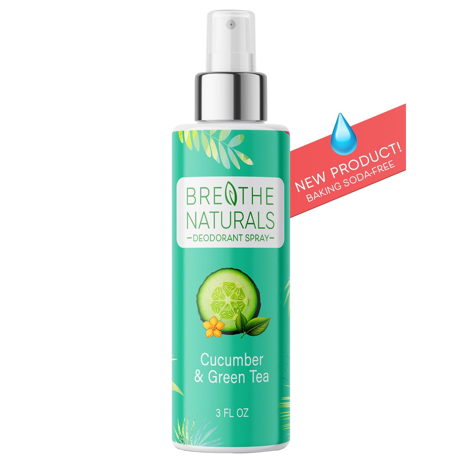 Cucumber & Green Tea Spray Deodorant | Shop Breathe Naturals Deodorant ...